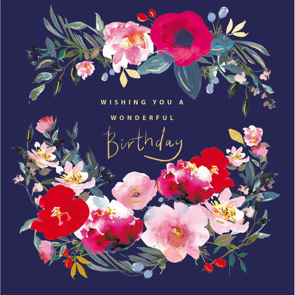 Floral Display Birthday Card – Zo&Co