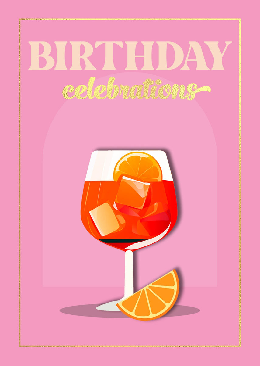 Aperol Birthday Card – Zo&Co
