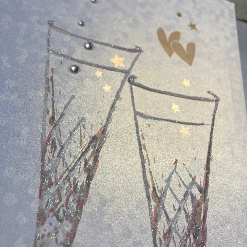 Perosnalised Special Couple Flutes Card – Zo&Co