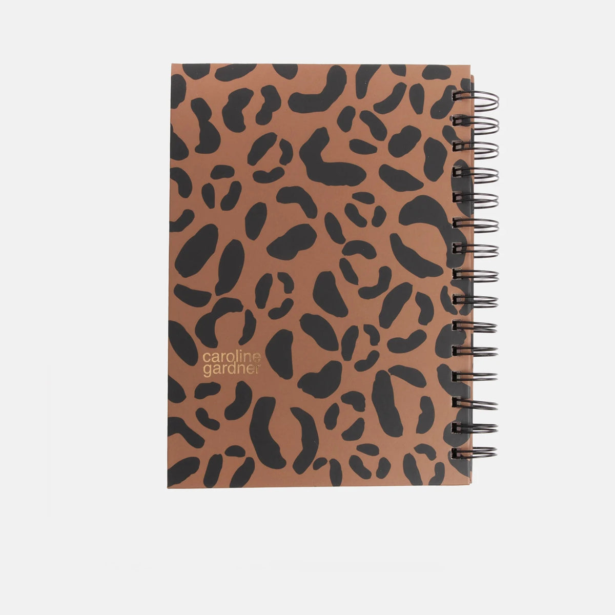 Caroline Gardner Leopard Print A5 Spiral Notebook – Zo&Co