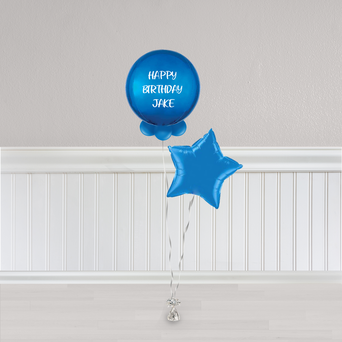 Personalised Blue Orb – Zo&Co